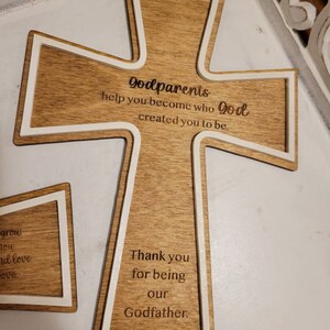 Godparent Cross SVG and PNG File Download, Godparent Gift Ideas ...