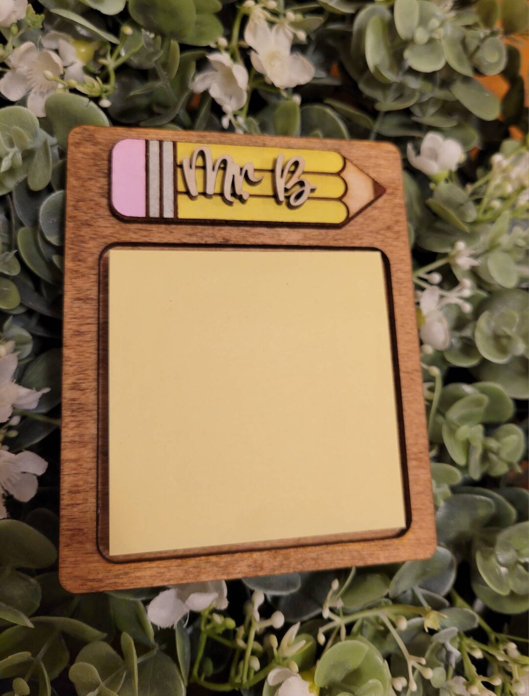 Teacher Sticky Note Holder File Download SVG and PNG - Etsy