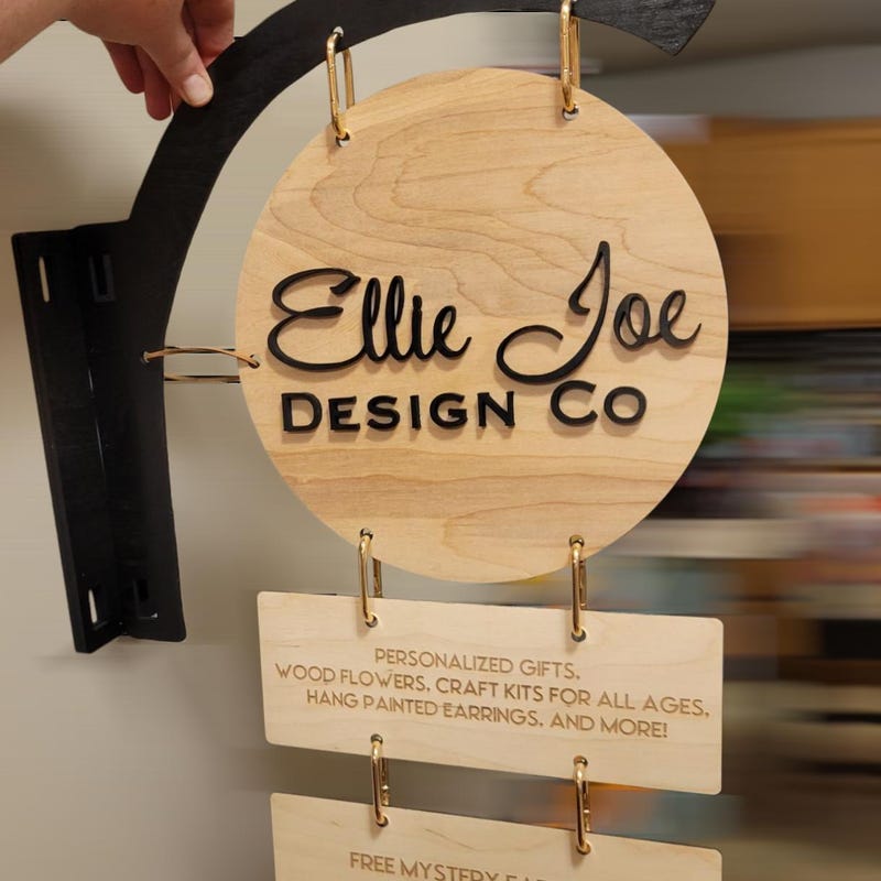 Vendor Booth Clip Sign - Etsy