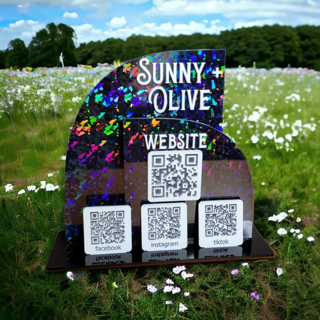 QR Code Sign File, 1/8" SVG and PNG Download, Laser Cut Sign File ...