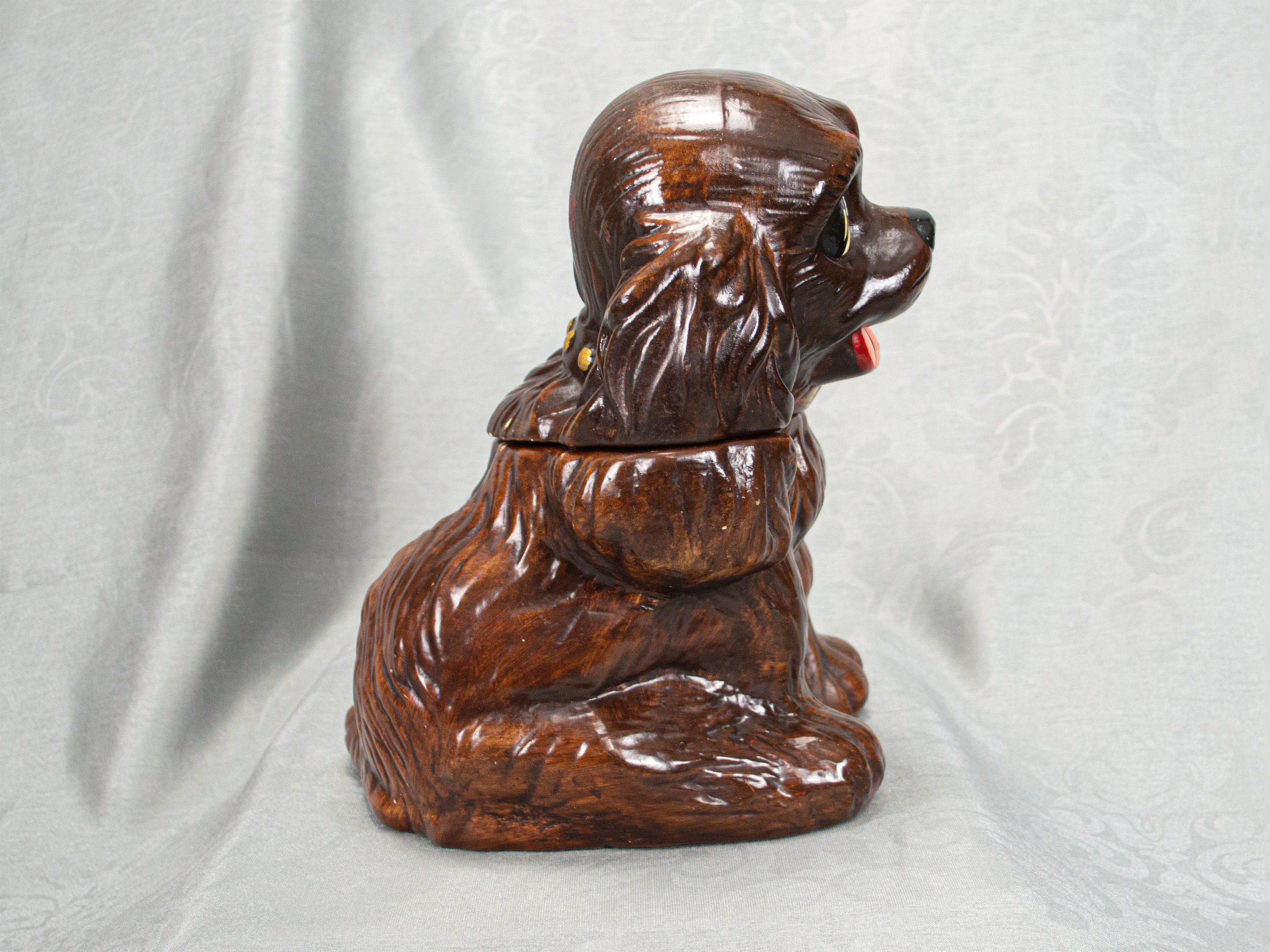 Vintage Dog Cookie Jar Treasure Craft Cocker Spaniel Mold 458 - Etsy