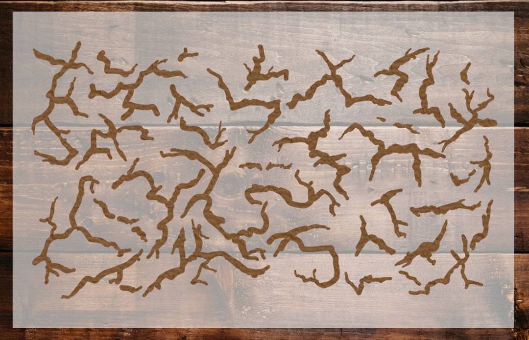 Camouflage Bark Painting Stencils, Tactical Stencil, Plastic Stencil - Etsy