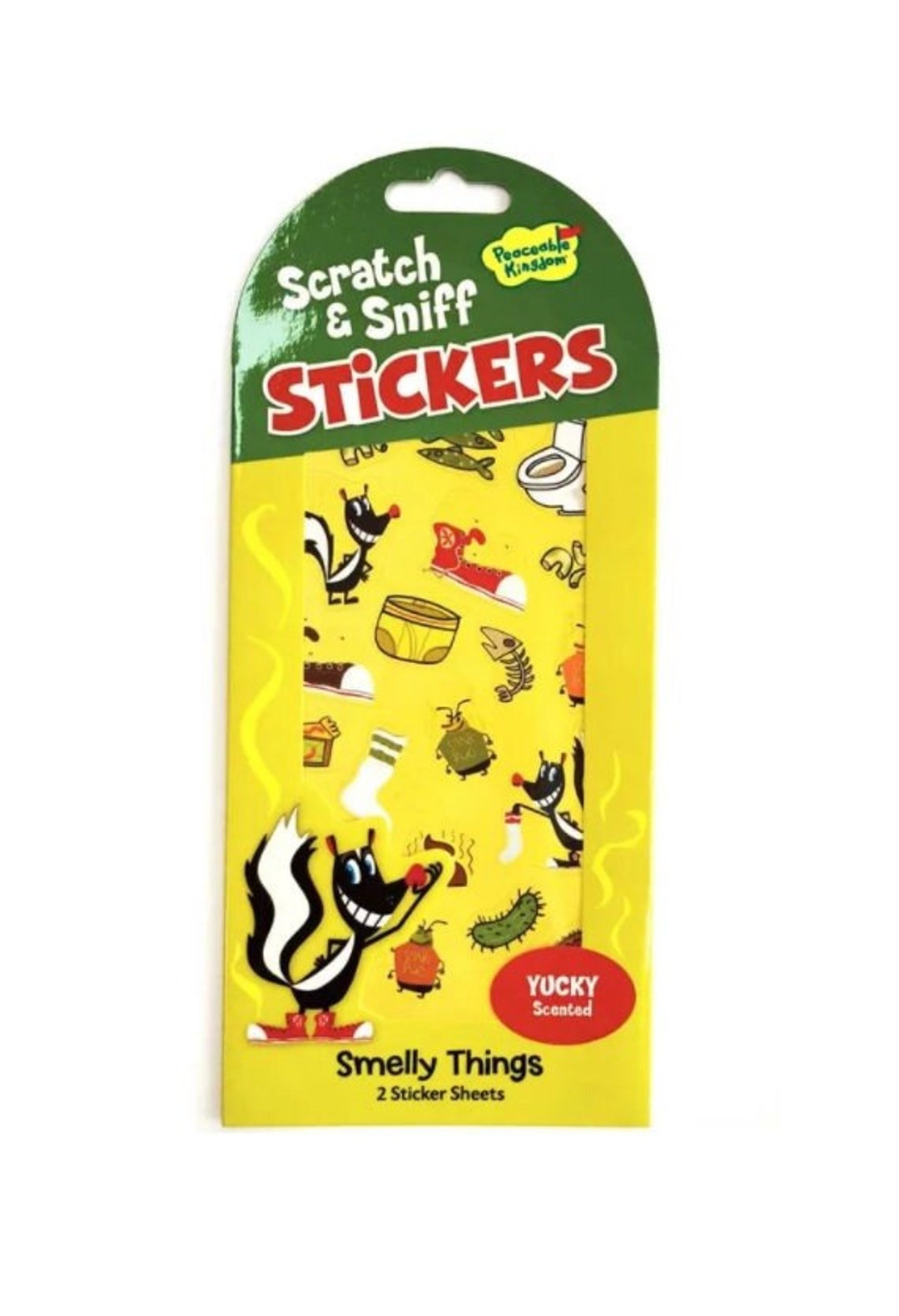 Yucky Smelly Scratch & Sniff Stickers - Etsy