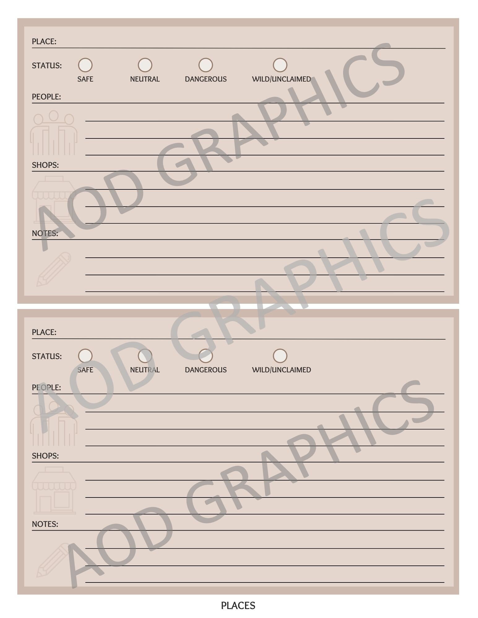 Dnd 5e Character Binder Printable Sheets Dungeons and - Etsy