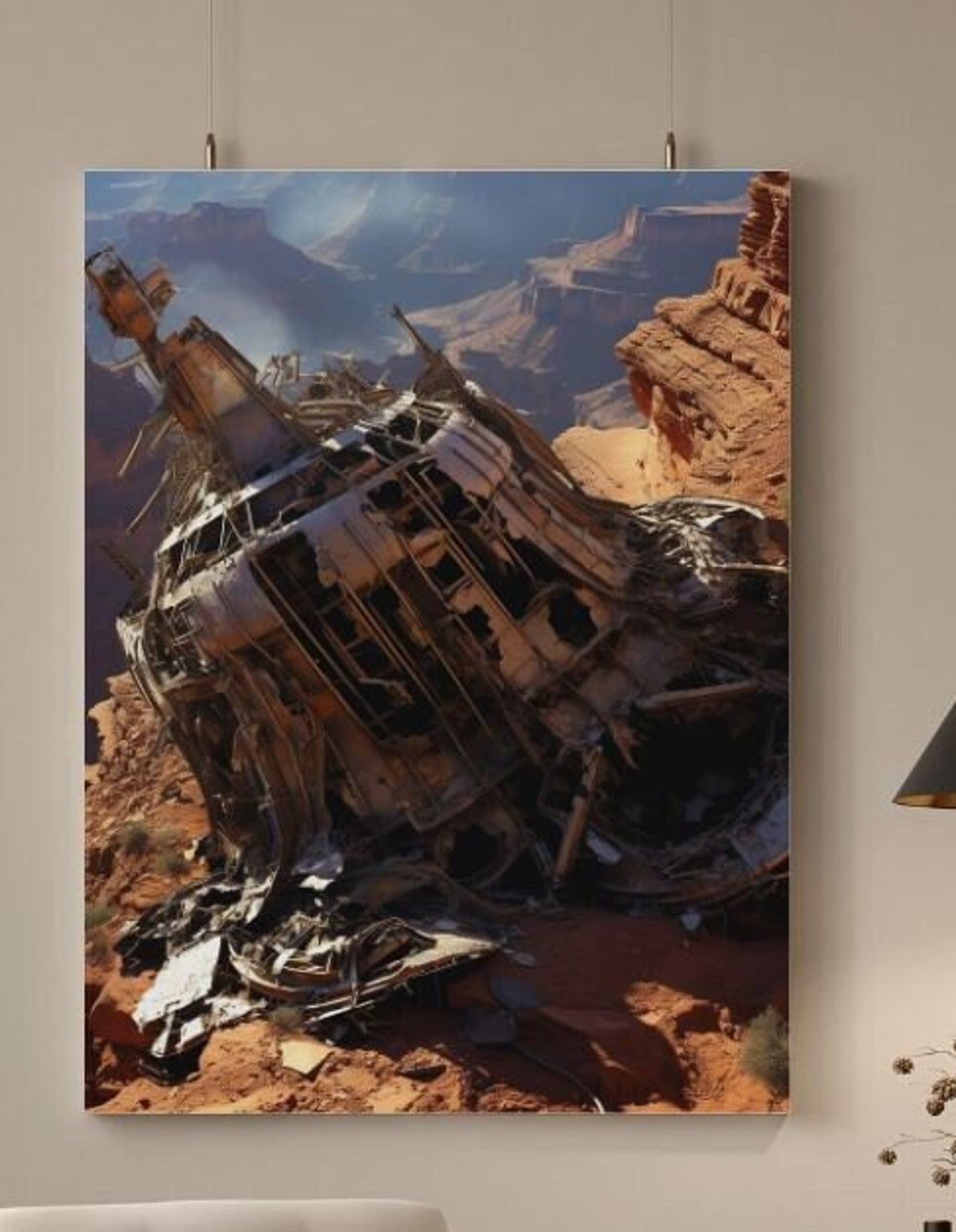 Alien Spacecraft Crash Printable - Etsy
