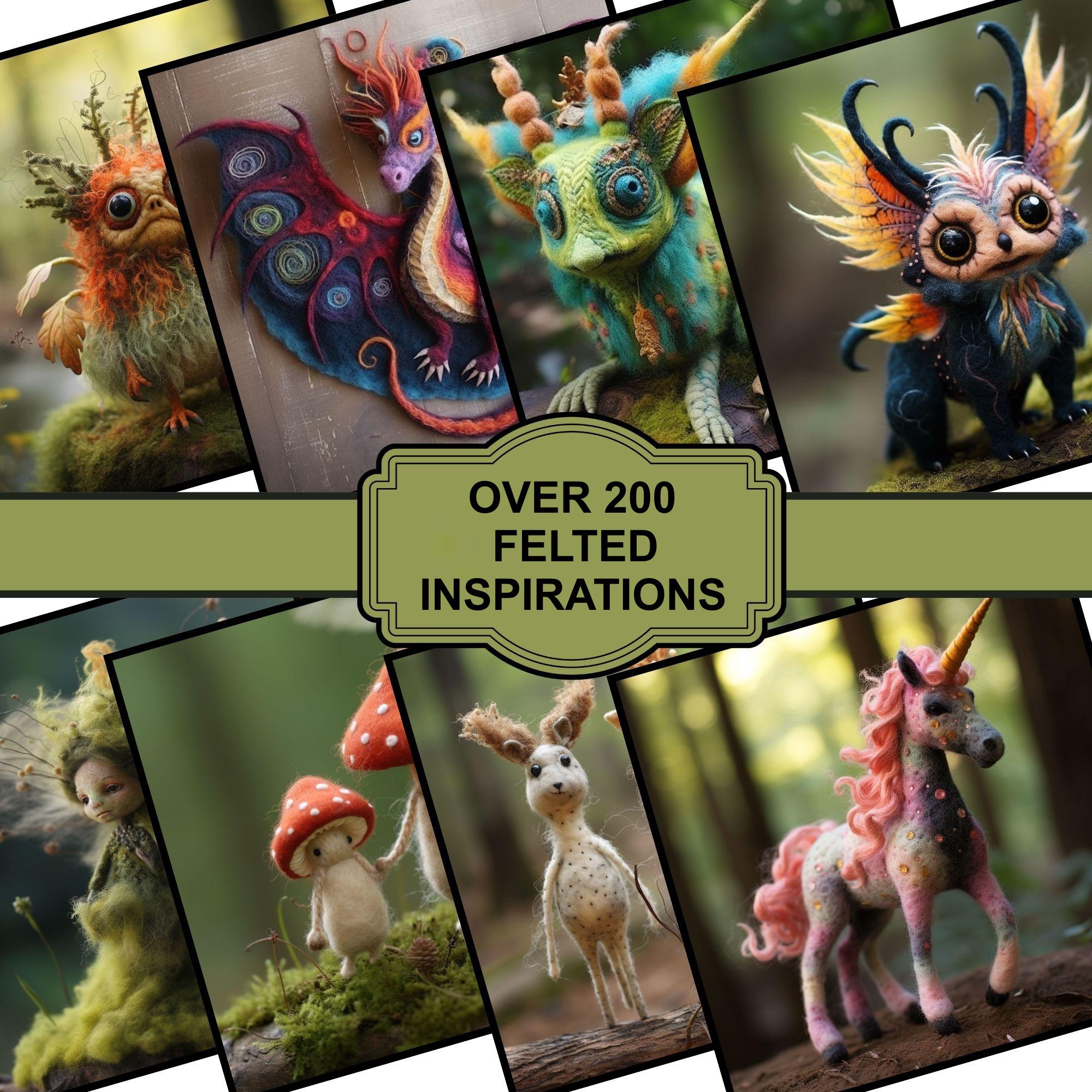 Felted Wonders: Enchanting Creatures in Wool E-book - Etsy