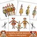 Paper Doll Clowns Digital Download Set, Print and Cut - Etsy