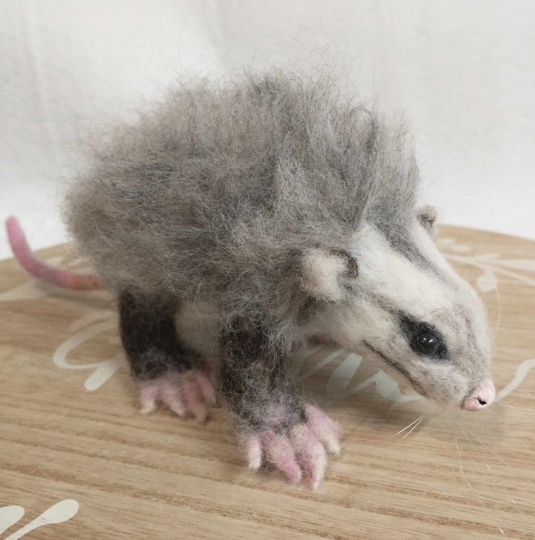 Needle Felted Baby Possum - Etsy