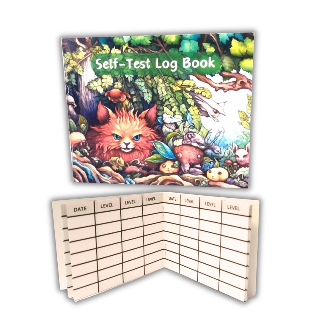 Forest Cat Self-test Log Book - Etsy