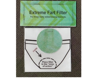 FART FILTER gag Gift Bags Funny, Silly Prank Goody Bag, Birthday, Co ...