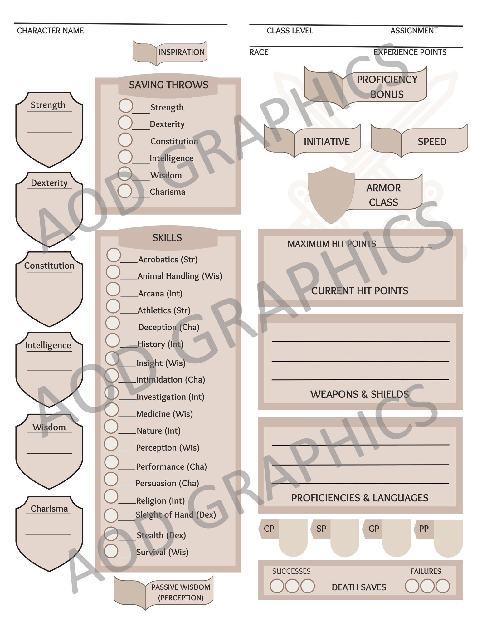 Dnd 5e Character Binder Printable Sheets Dungeons and - Etsy Finland