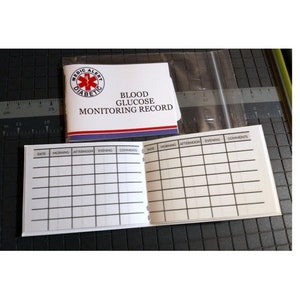 Blood Glucose Monitoring Record Booklet Diabetes Log Book - Etsy
