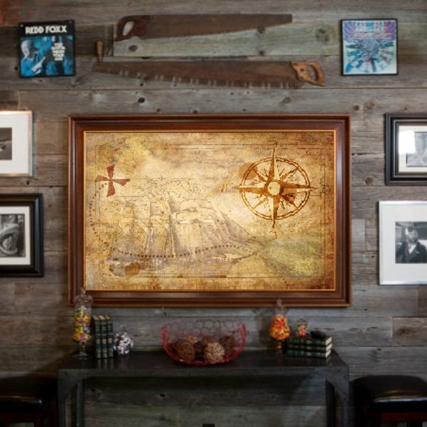 Nautical Map Art - Etsy