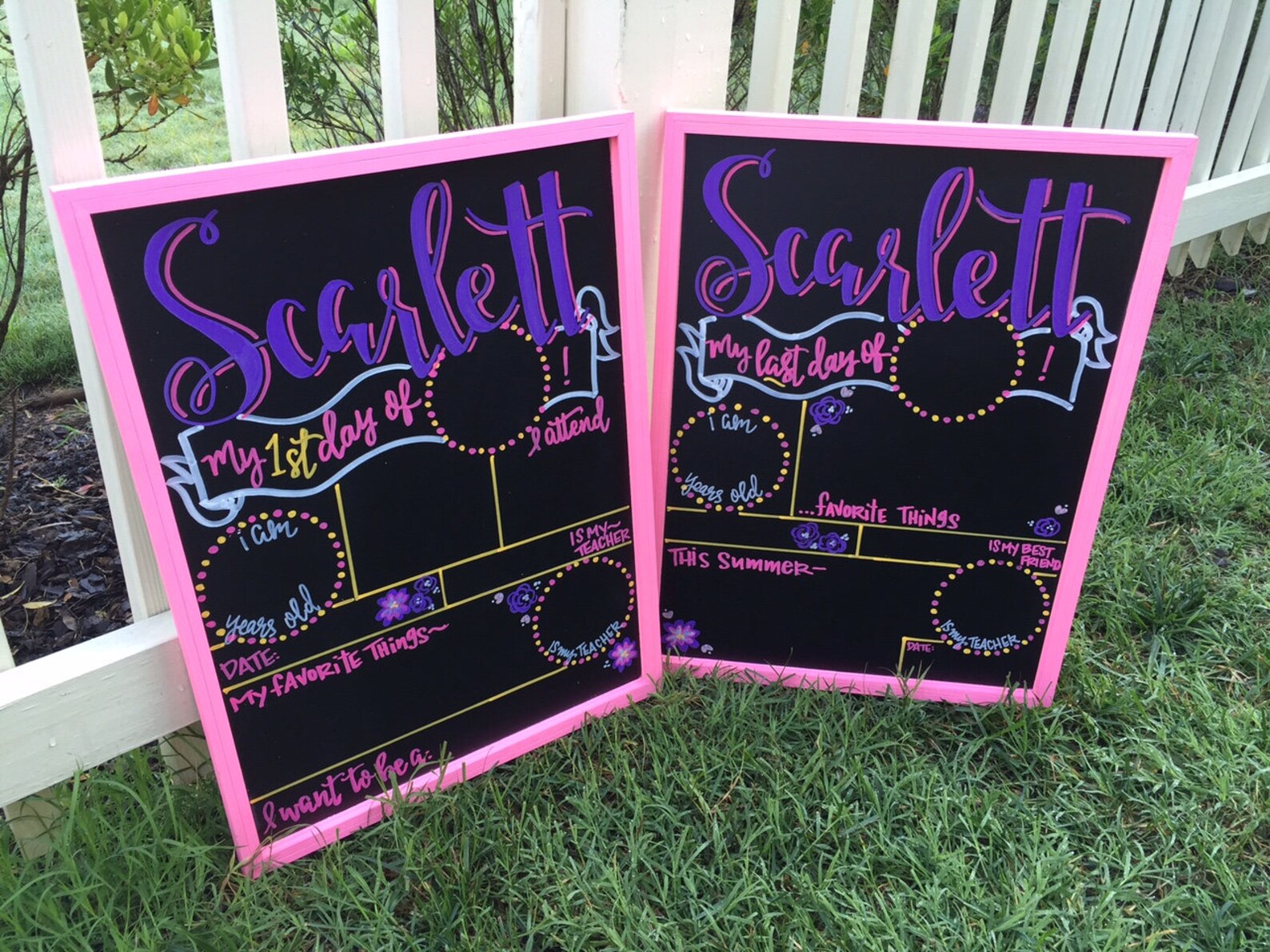 First Day Last Day Sign First and Last Day of School Sign | Etsy