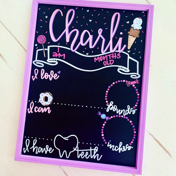 Baby Chalkboard - Etsy