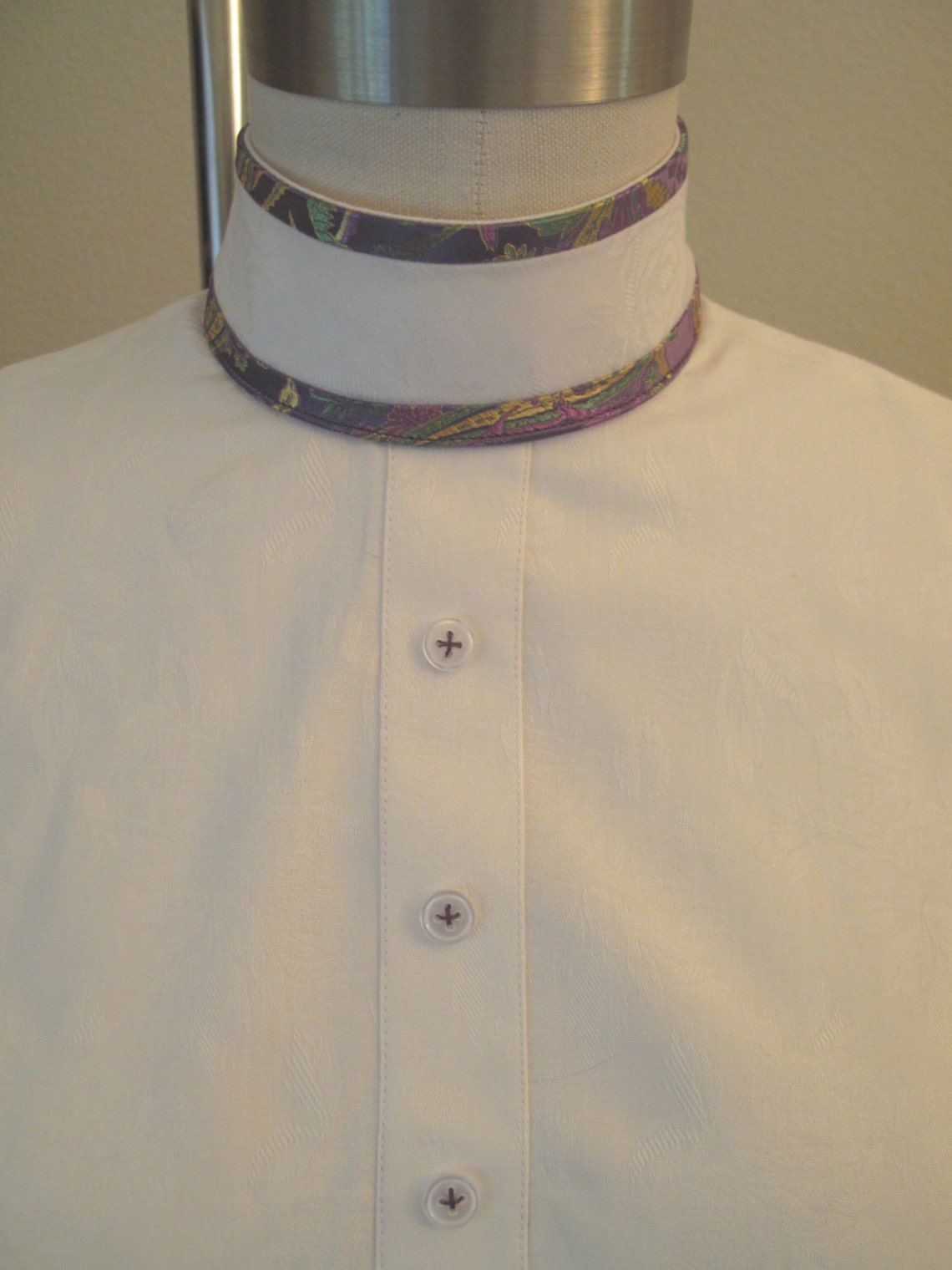 Hunt Dickie Ratcatcher in White Damask With Brocade Trim for Hunter ...