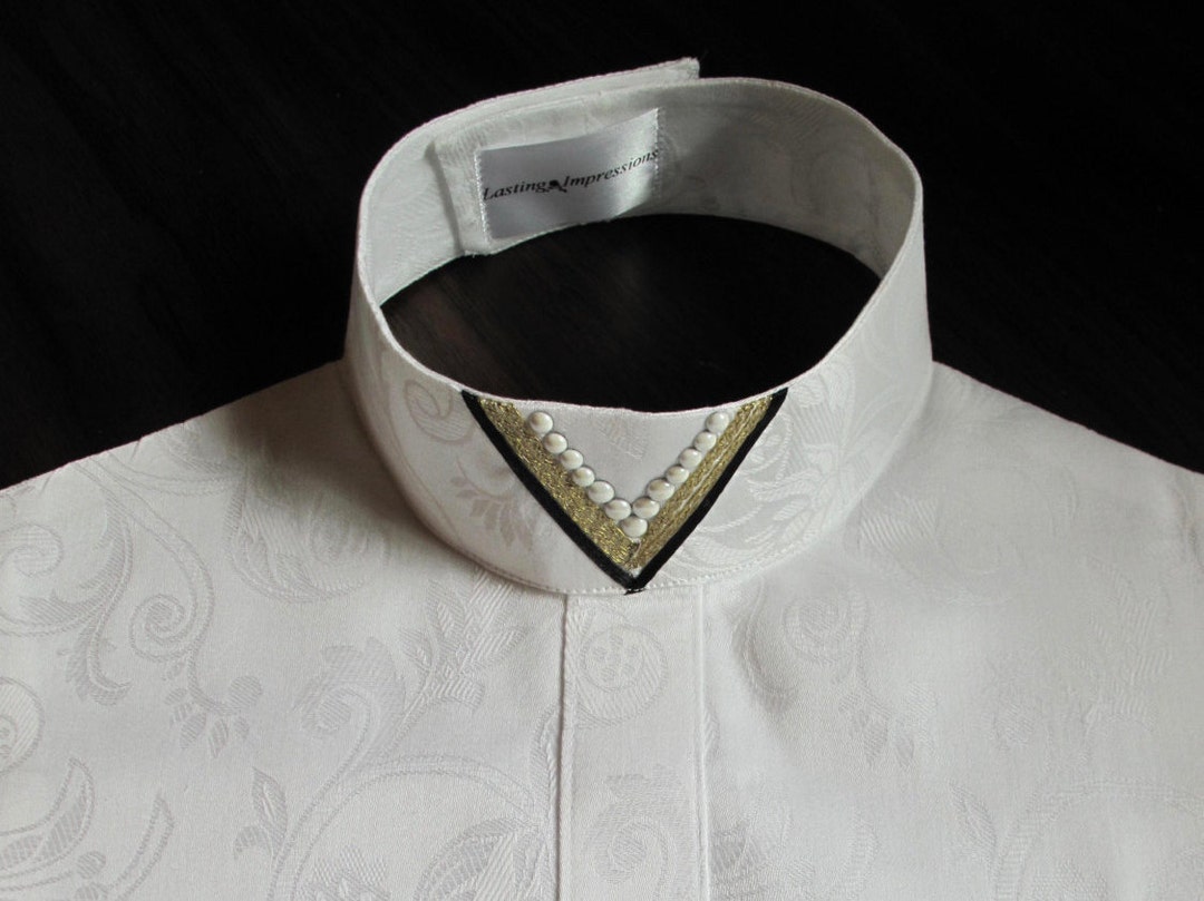 Dickie Ratcatcher in White Damask W/v Ribbon and Pearl Motif for Hunter ...