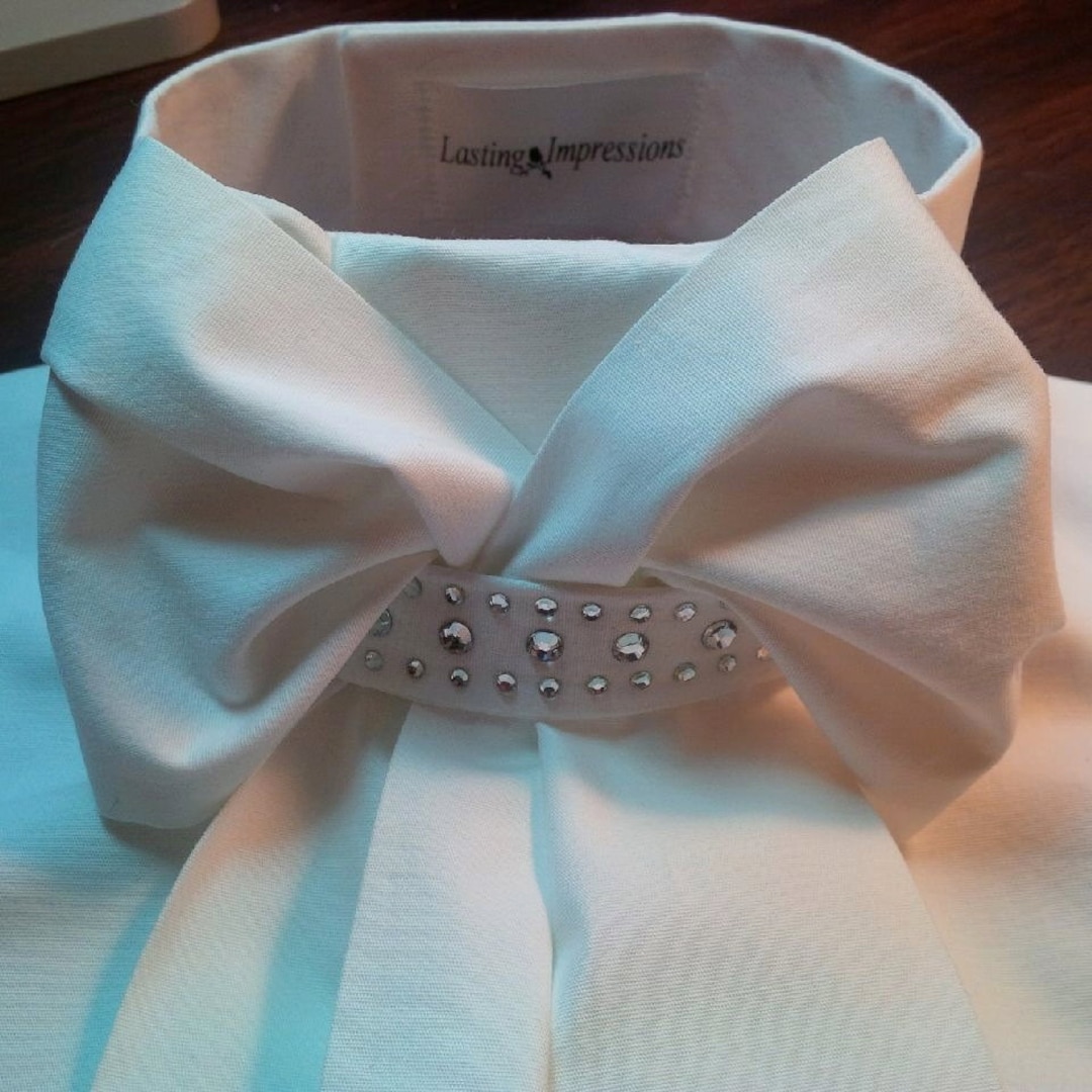 The ISABELL - Show Hack Dressage Stock Tie Dickie With Embellished ...