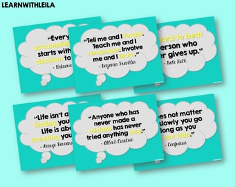 Growth Mindset Posters A4 PASTELS - Etsy
