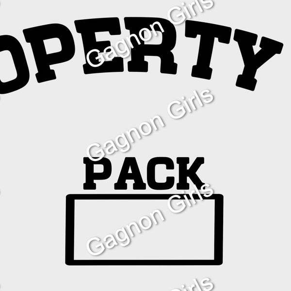 Property of Svg - Etsy