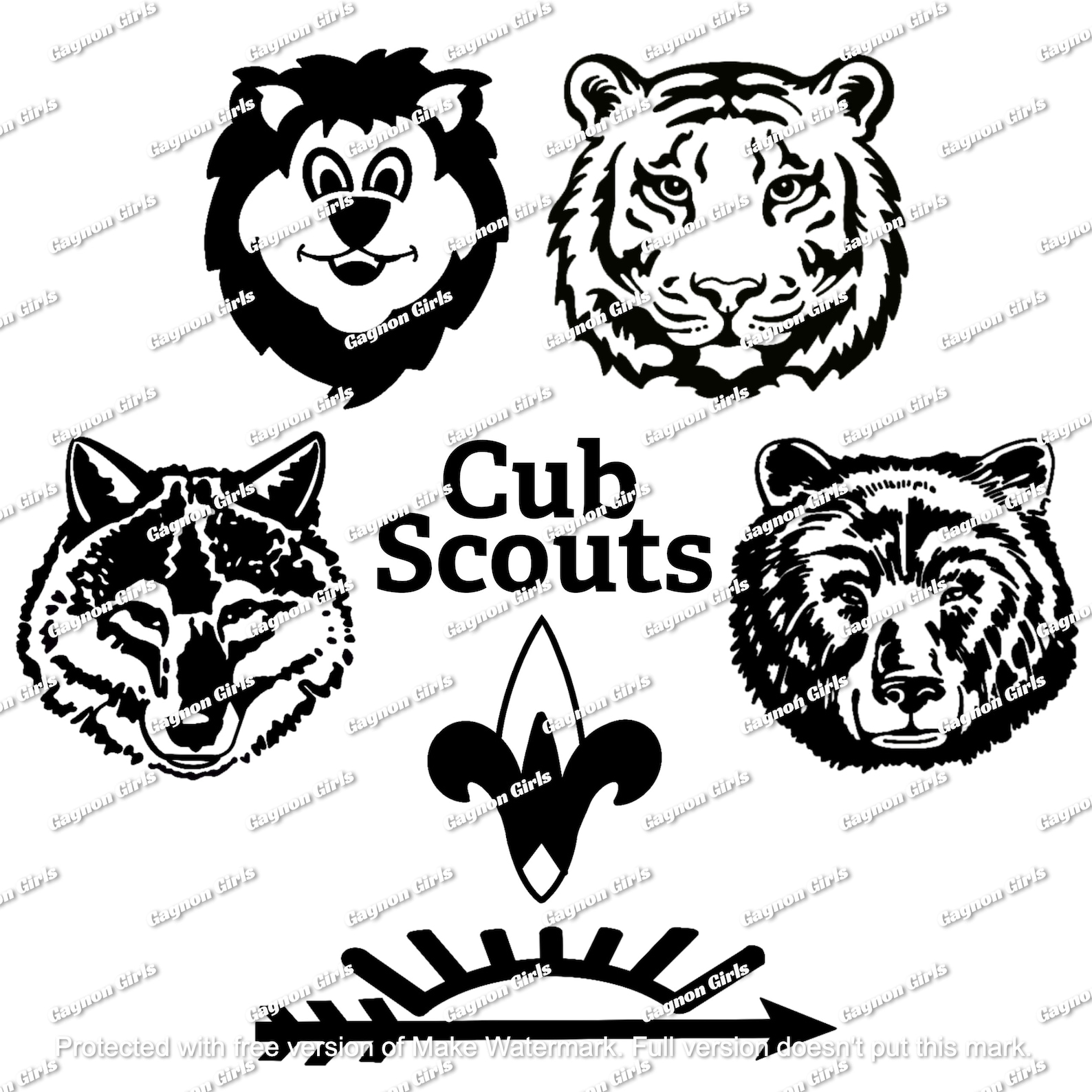 Cub Scout Class B SVG - Etsy