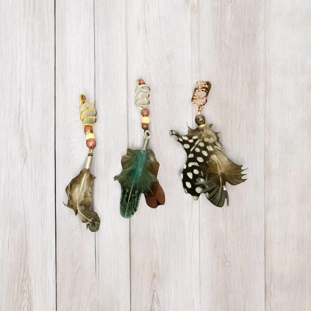 FEATHER HAIR COIL - Etsy