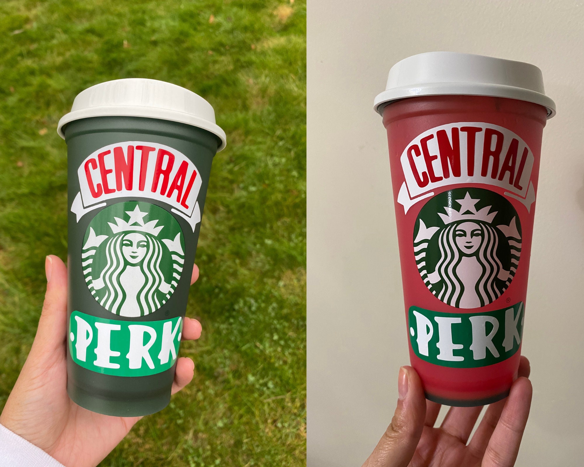 FRIENDS Starbucks Cup Friends Show Color Changing Hot Cup Central Perk ...