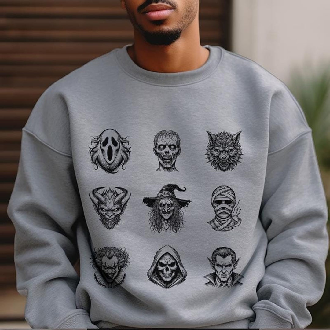 Creeps Monsters - Werewolf, Witch, , Ghost, Demon, Mummy, Vampire ...