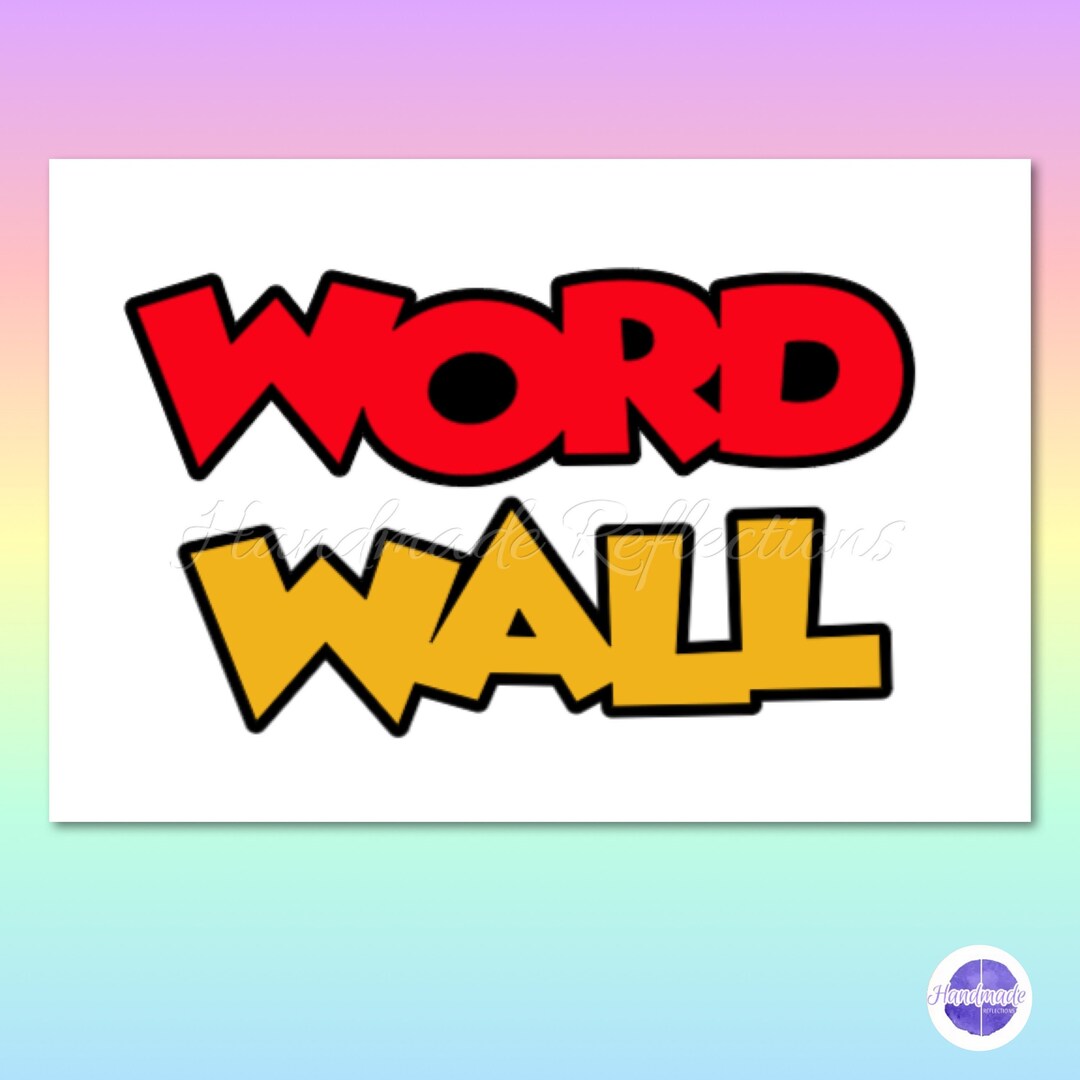 Mickey Mouse Inspired WORD WALL Bulletin Board / Perfect for Back to ...