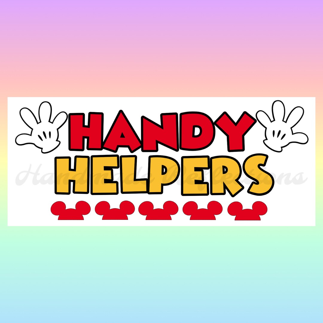 Mickey Mouse Inspired HANDY HELPERS and Ears Bulletin Board / Back to ...