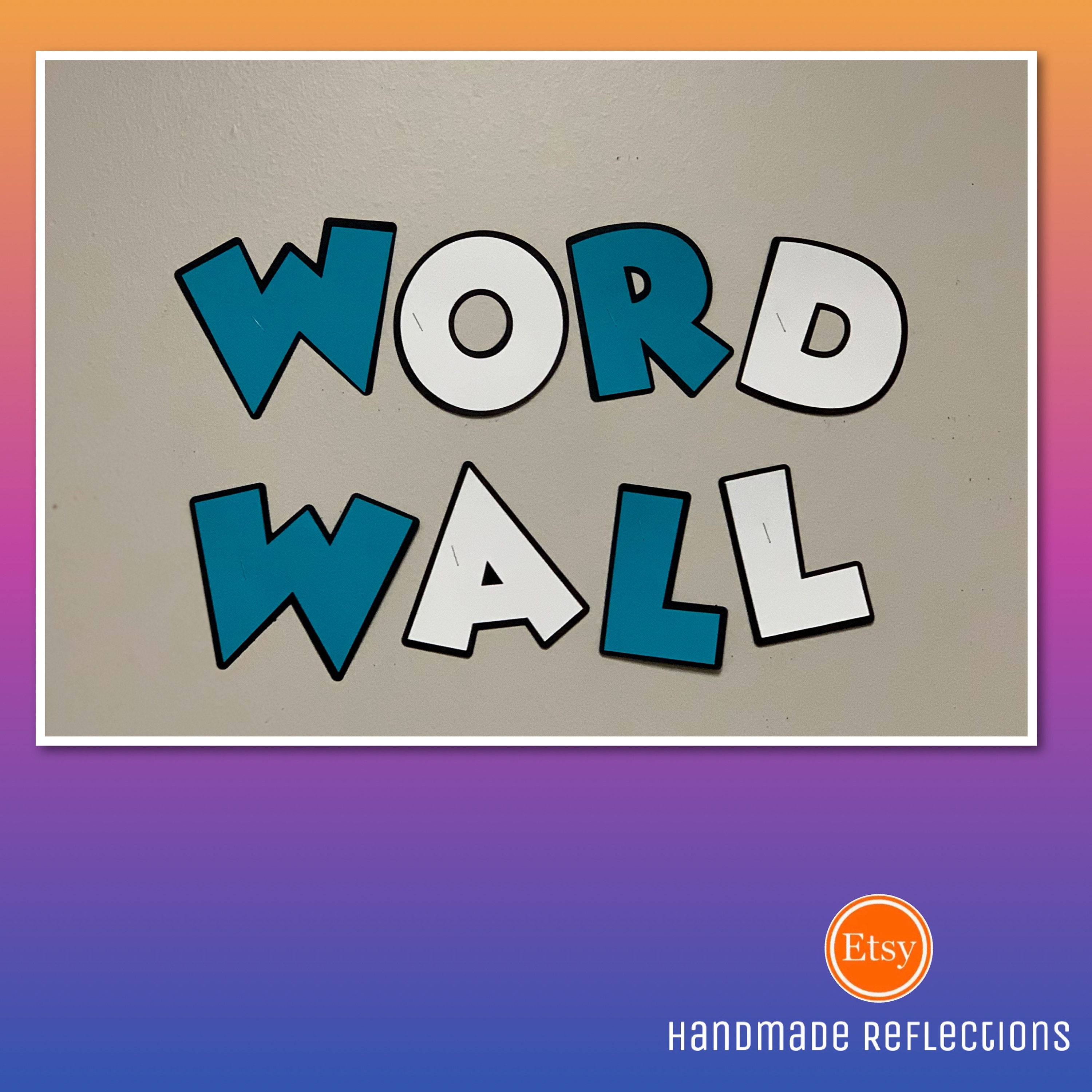 Mickey Mouse Inspired WORD WALL Bulletin Board / Perfect for Back to ...