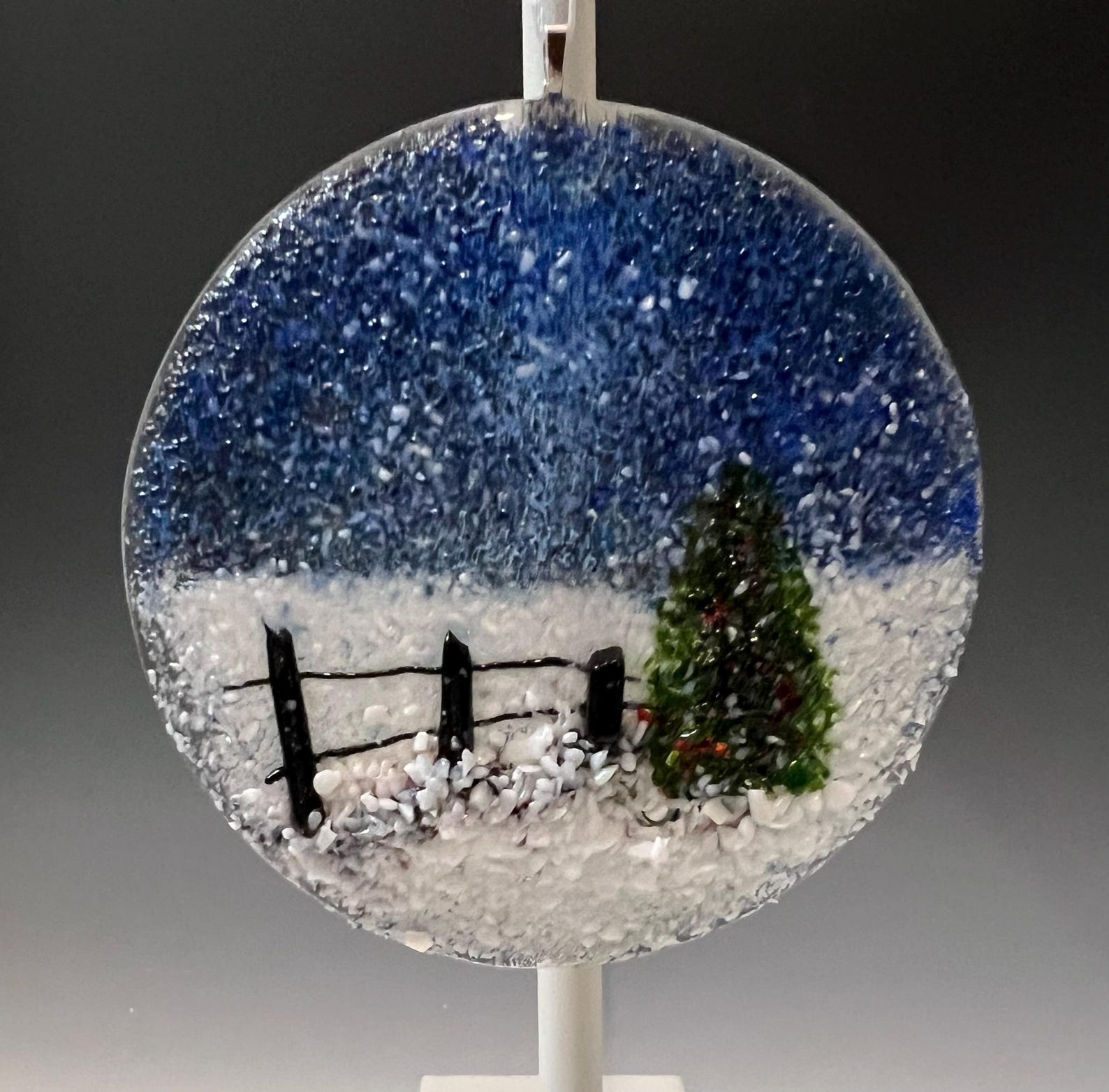 Fused Glass Ornament Scenes for Christmas or to Enjoy All Year ...