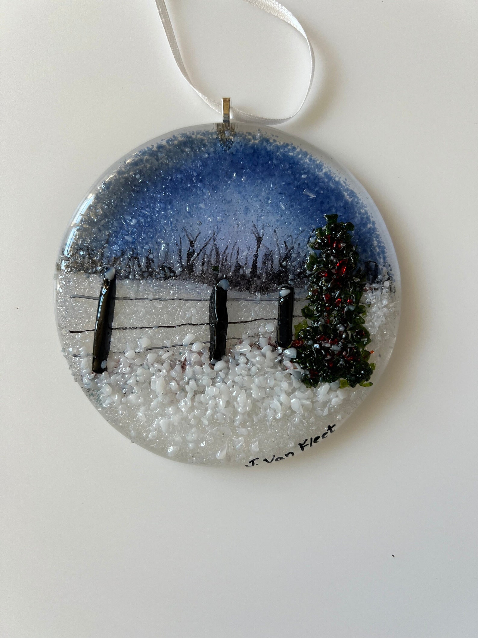 Fused Glass Ornament Scenes for Christmas or to Enjoy All Year ...