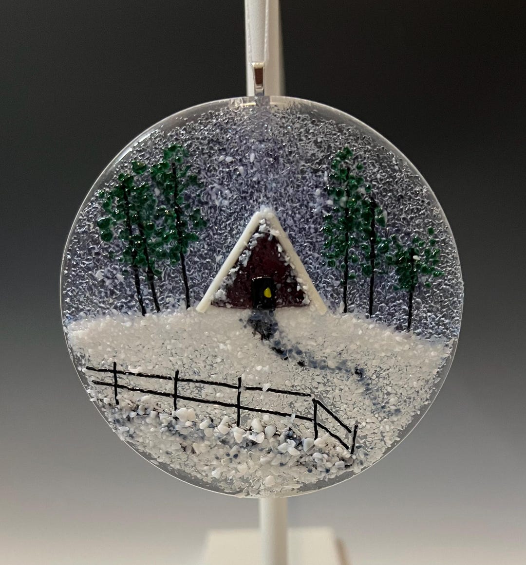 Fused Glass Ornament Scenes for Christmas or to Enjoy All Year ...