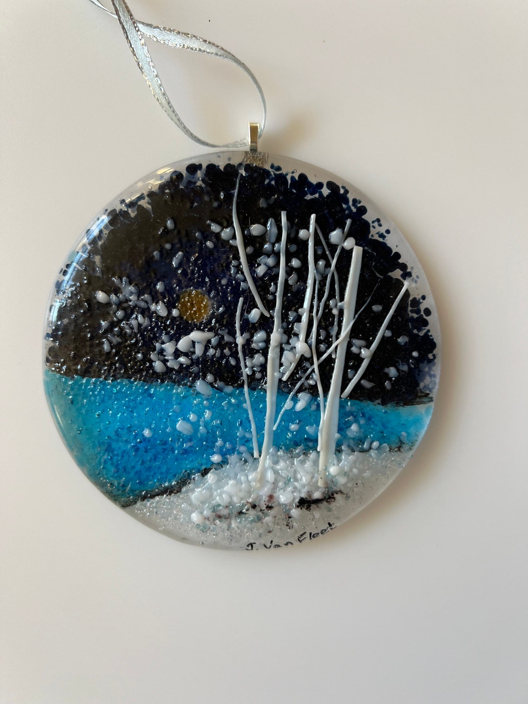 Fused Glass Ornament Scenes for Christmas or to Enjoy All Year ...