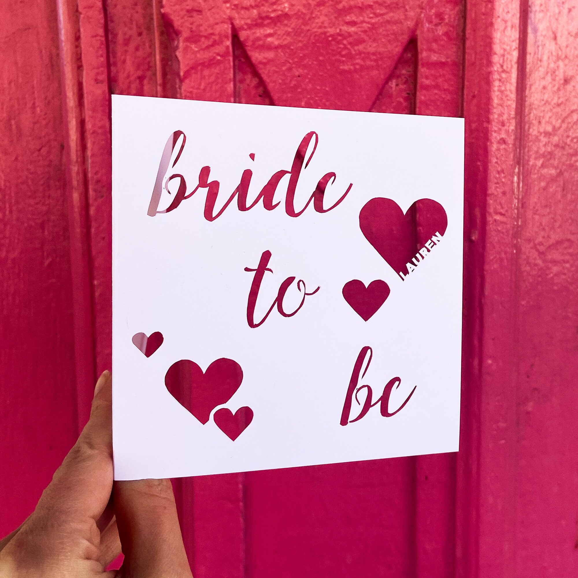 Custom Bridal Shower Card for Bride, Wedding Shower Card, Bridal Shower ...