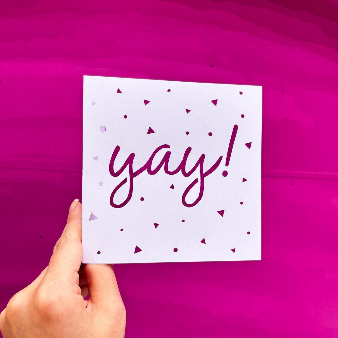 Yay, Congrats Card, Graduation Card, Congratulations Gift for Women ...