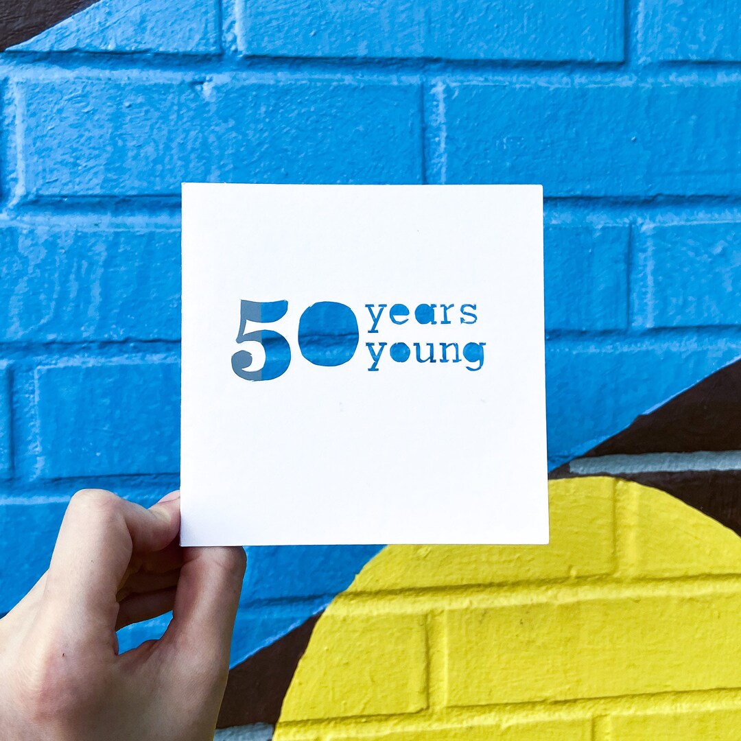 Custom Birthday Card, Over the Hill Gift, 50 Years Old Card, Birthday ...
