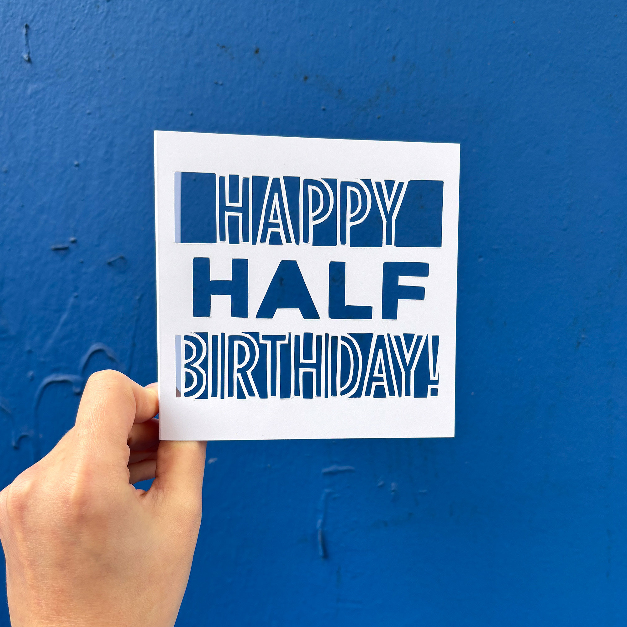 Half Birthday Card, Half Birthday Boy, Card for Him, Half Birthday Girl ...
