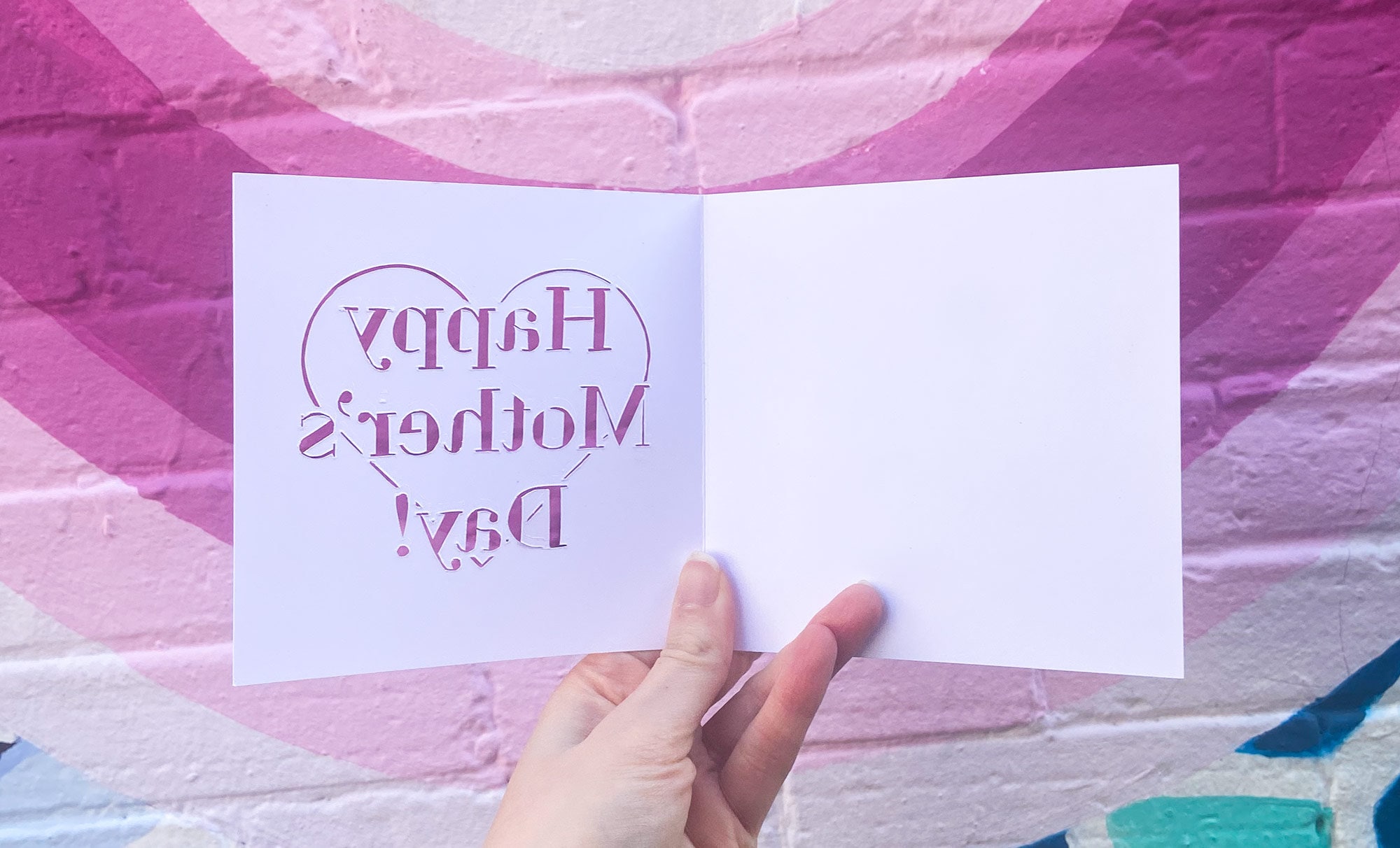 Happy Mother's Day Heart, Love You Mom, Mother's Day Card for Daughter ...