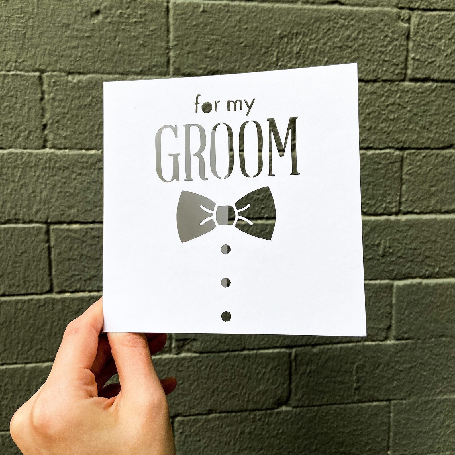 For My Groom Card Bride to Groom Card Groom to Groom Card - Etsy