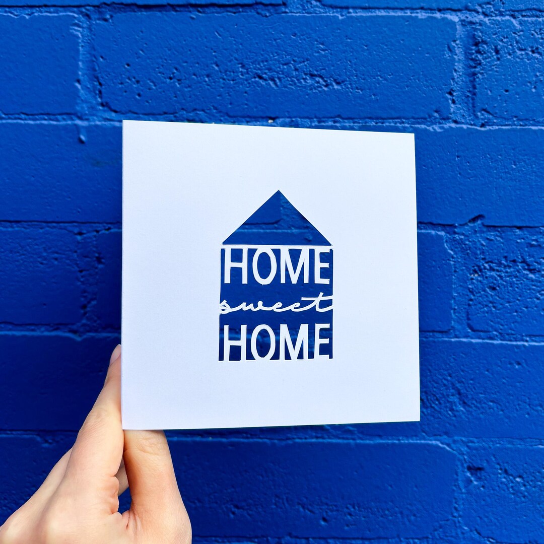 Housewarming Card, Gift for New Homeowner, New Home Card, First House ...