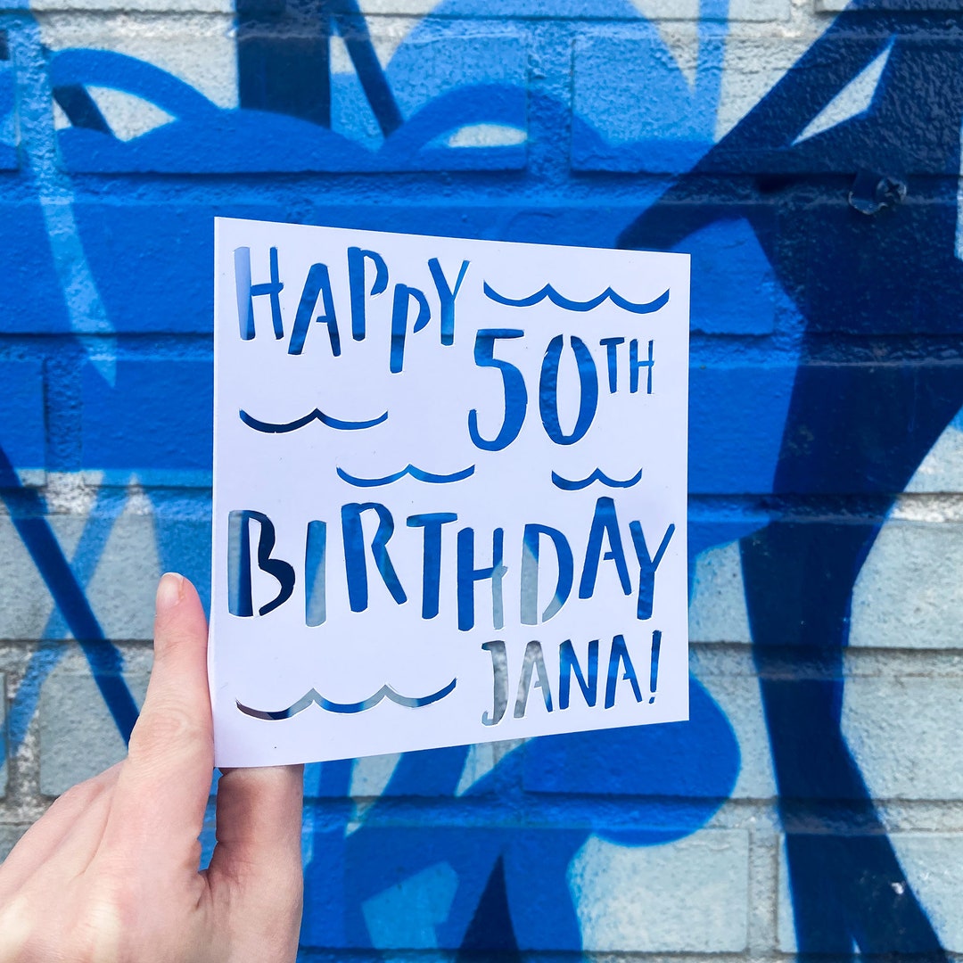 Pool Party Birthday Card, Swimming Party, Pool Themed Gift ...