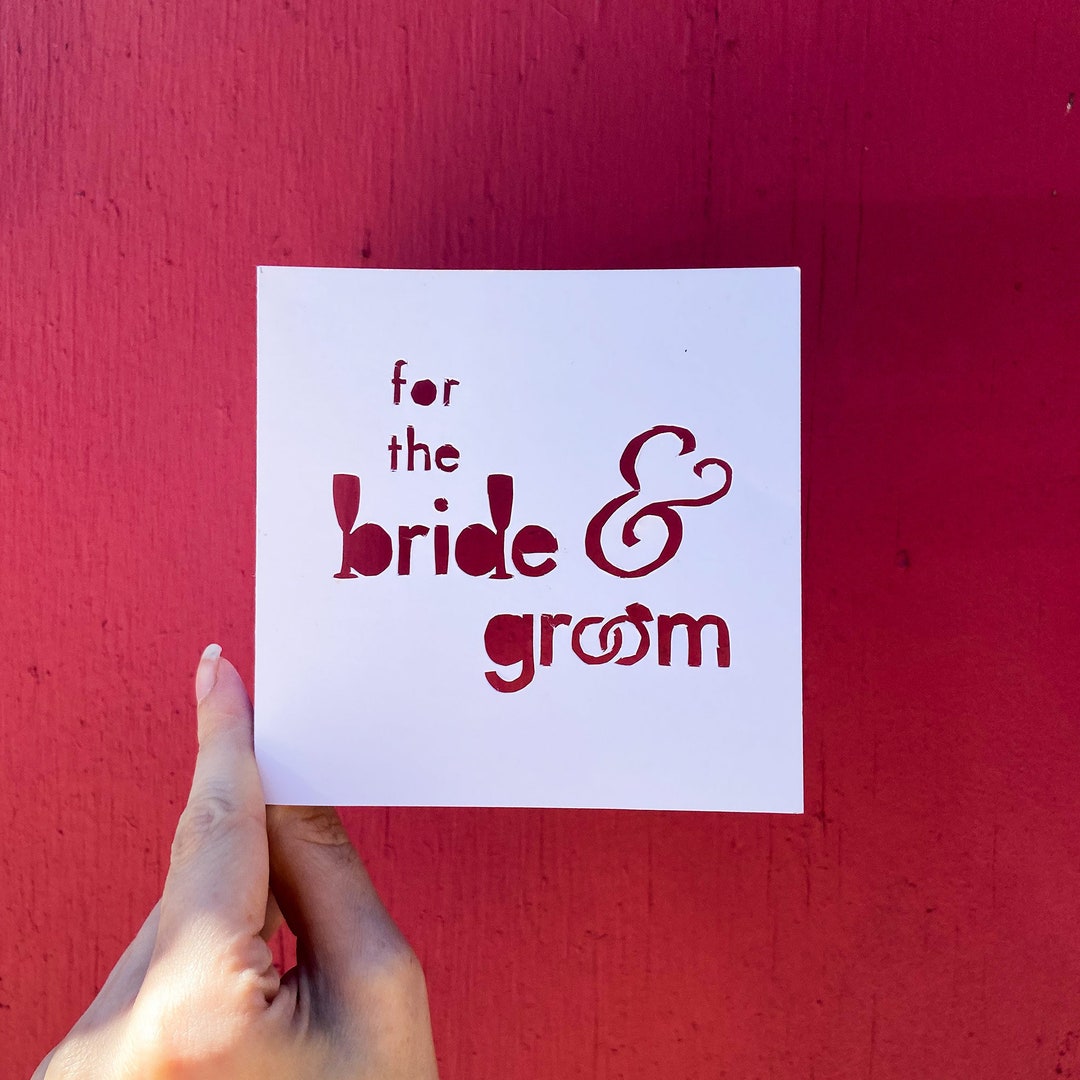 Wedding Card for Bride and Groom, Wedding Gift for Couple, Wedding Ring ...