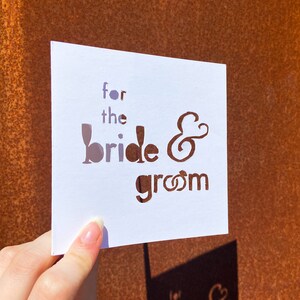 Wedding Card for Bride and Groom, Wedding Gift for Couple, Wedding Ring ...