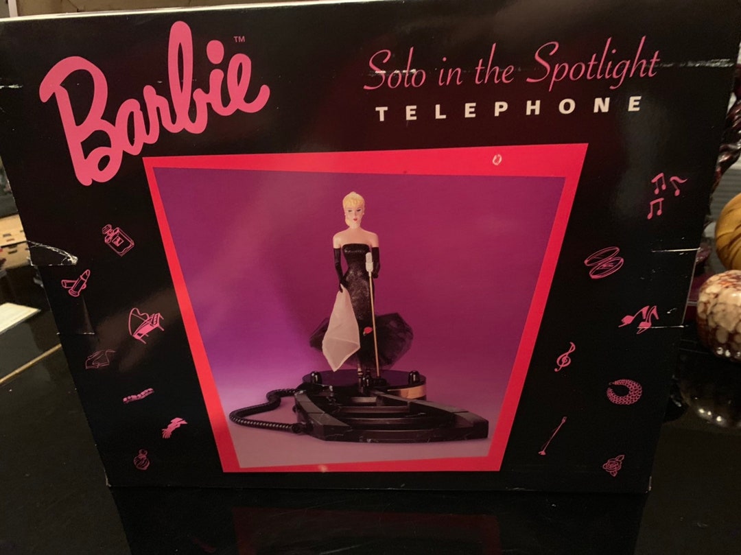 1995 Telemania Barbie Solo in the Spotlight Telephone Mattel Brand NEW ...