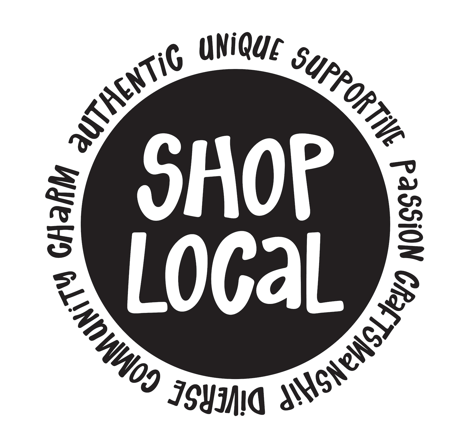 Shop Local Small Business Sign SVG Cut File - Etsy