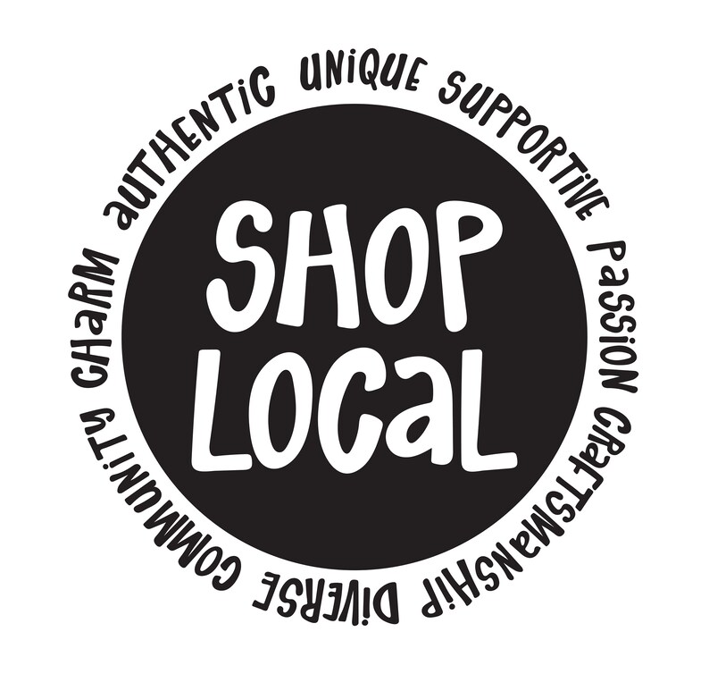 Shop Local Small Business Sign SVG Cut File - Etsy