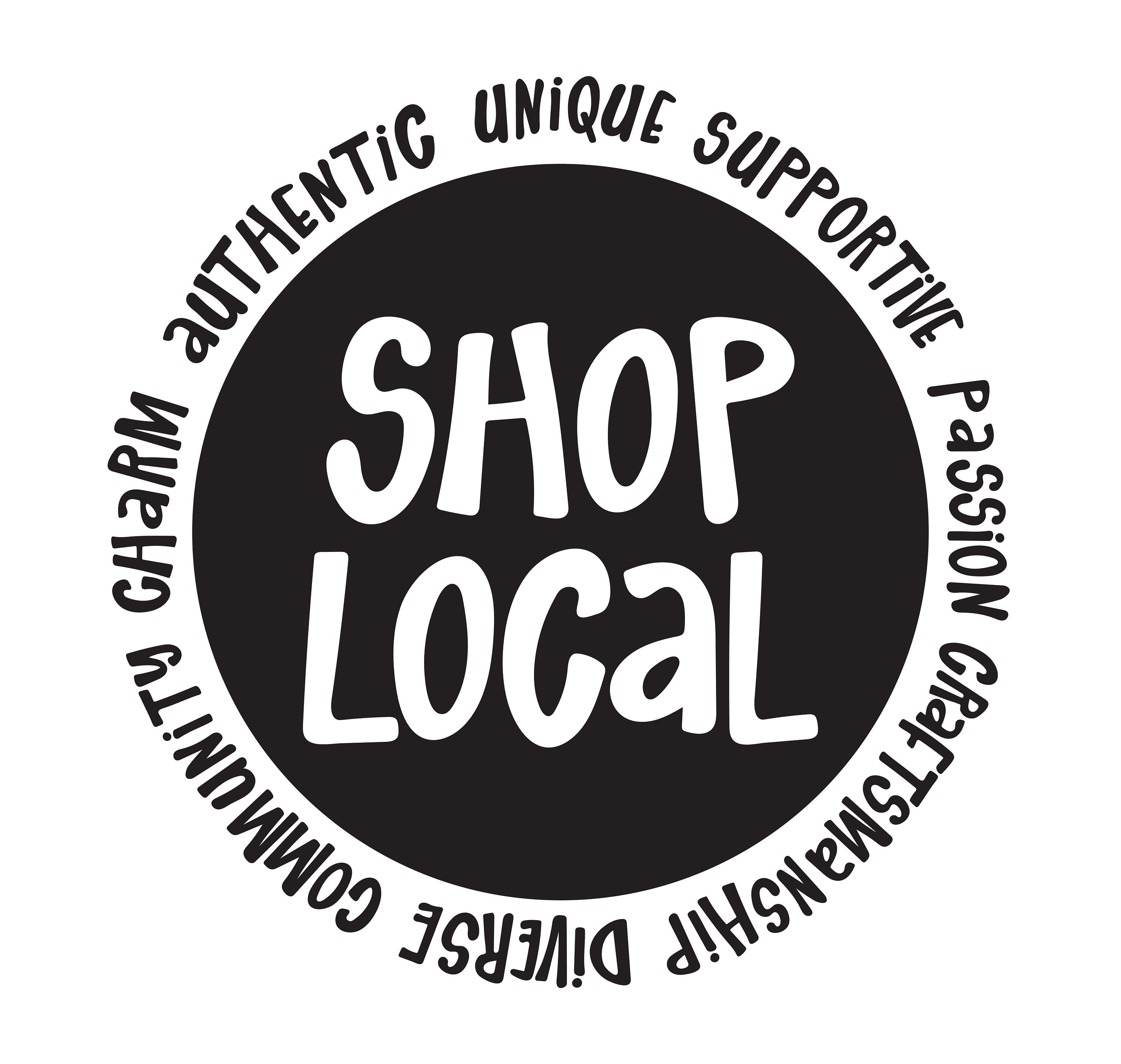 Shop Local Small Business Sign SVG Cut File - Etsy