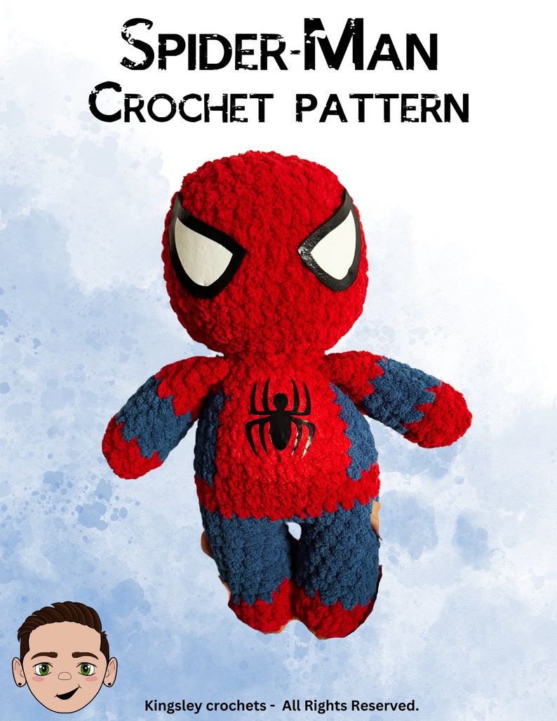 Spider Man Amigurumi Crochet Pattern. - Etsy